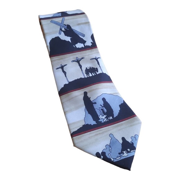 Eagles Wings | Accessories | Eagles Wings Mens 0 Silk Religious Jesus ...